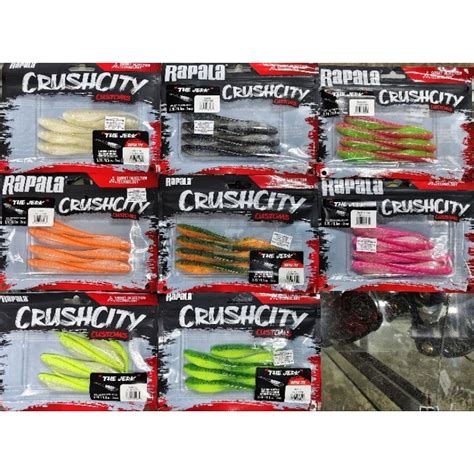 Rapala Crushcity Soft Bait Creeper The Jerk Umpan Plastik Rapala Soft Plastic Bait Shopee Malaysia