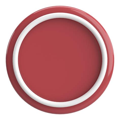 Premium Photo 3d Circle Button Empty Button 3d Illustration