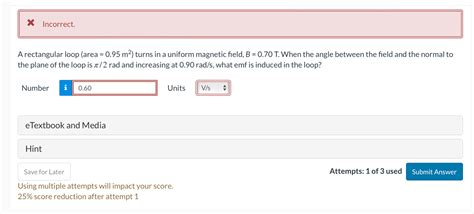 solved a rectangular loop area 0 95 ﻿m 2 ﻿turns in a