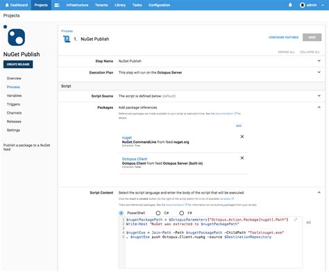 Packages In Script Steps Octopus Deploy