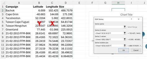 How To Make A Map In Excel Using A Bubble Chart Kea Training