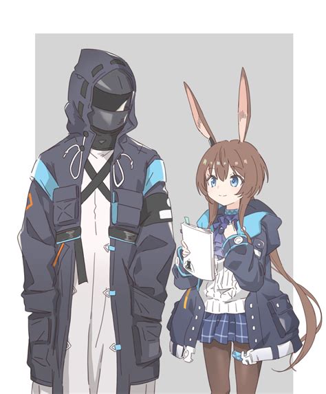 Doctor And Amiya Arknights Drawn By O Kudake Danbooru