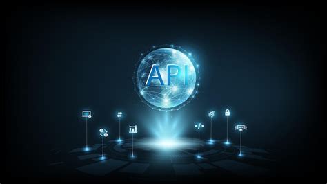 Api 응용 프로그래밍 인터페이스 소프트웨어 개발 도구 비즈니스 인터넷 및 기술 프리미엄 벡터
