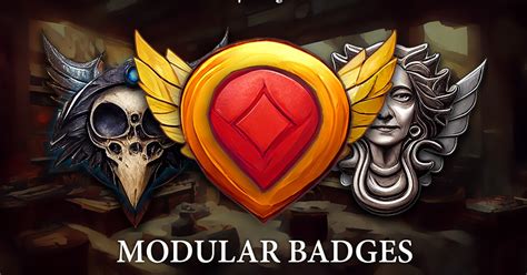 modular badges hq 2d 图标 unity asset store