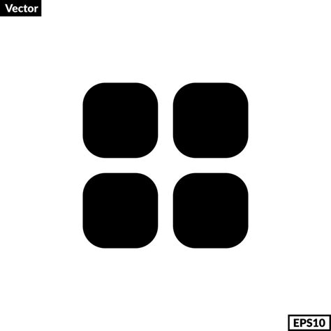 Grid View Icon Vector For Any Purposes 22166407 Vector Art At Vecteezy