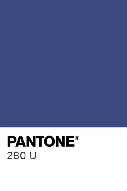 Pantone 280 U Pantone色号库pantone潘通中国官网