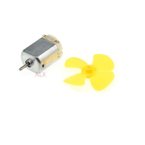 5 Sets Dc Micro 130 Reductiemotor Met Fan Blade Kl Grandado