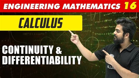 Engineering Mathematics 16 Continuity And Differentiability Gate All