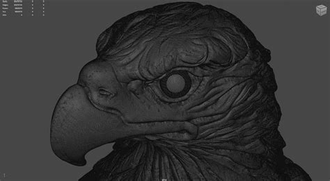 Majestic Eagle Statue Ultra Detailed 3d Sculpt For Printin By Sanchiesp