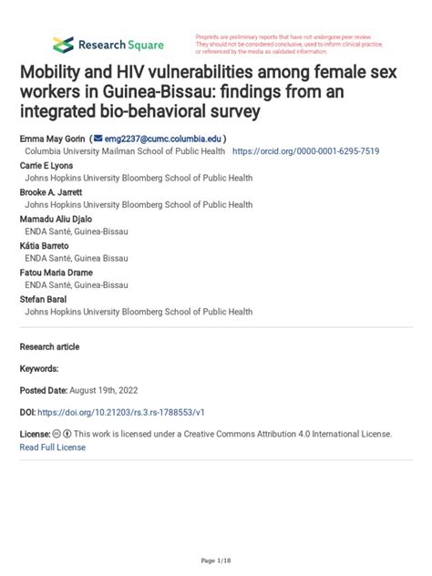 mobility and hiv vulnerabilities among female sex pdf hiv aids