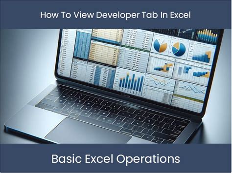 Excel Tutorial How To View Developer Tab In Excel