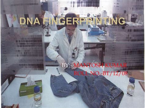 Dna Fingerprinting Pptx