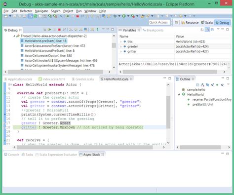 Asynchronous Debugger New — Scala Ide 01 Snapshot Documentation