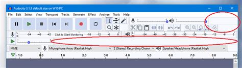 Windows Linux Malformed Default Upper Tooldock With Audacity X Issue Audacity