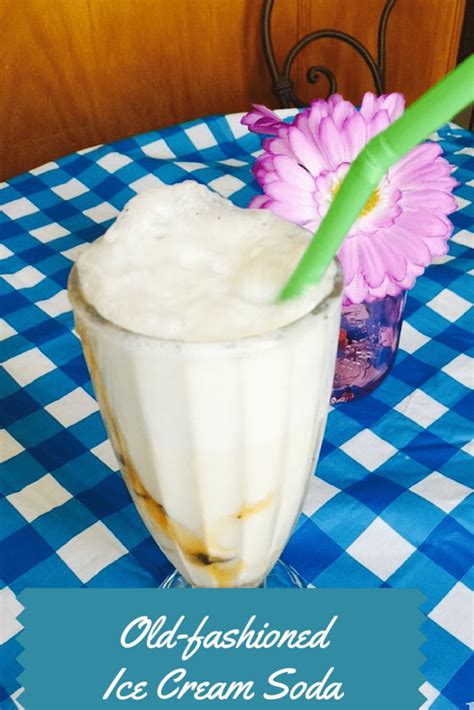 Vanilla Ice Cream Soda Recipe Organized Island