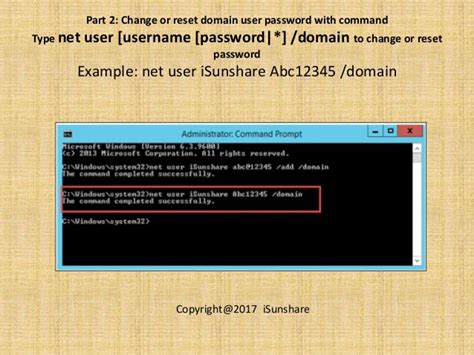How To Manage Domain User In Windows Server 2012 By Commands