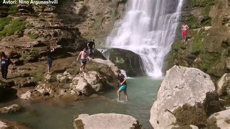 სამეგრელო ბალდის კანიონი ონიორეს და ტობას ჩანჩქერი 2016 Youtube