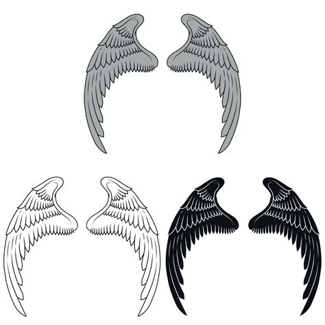 Angel Wings Vector Design 21081803 Vector Art At Vecteezy