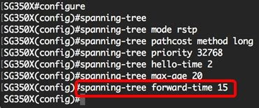通过 CLI 配置交换机的 STP 设置 Cisco