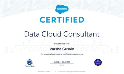 Varsha Gusain On Linkedin Most Awaited… Salesforce Certificate