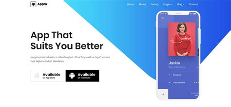 Appru ‌ Bootstrap‌ ‌html5‌ ‌mobile‌ ‌app‌ ‌website‌ ‌ Template‌ Mg