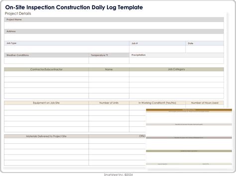Free Construction Daily Log Templates All Formats