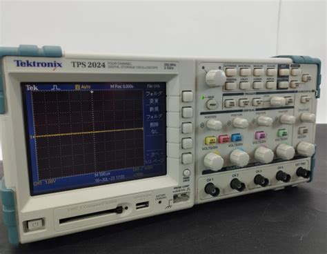 Tektronix テクトロニクス 2023年7月校正書類付き Tps2024 デジタルオシロスコープ 4ch 200mhz 2gs S 中古研究機器 Com