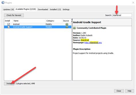 How To Install Nbandroid Plugin Into Netbeans To Enable Android Support
