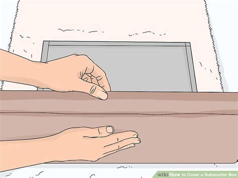 How To Cover A Subwoofer Box With Pictures WikiHow