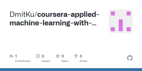 Github Dmitku Coursera Applied Machine Learning With Python