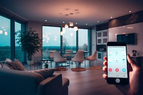 Premium AI Image A Photo Of A Person Using A Smart Home Or IoT Device Modern