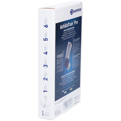 Bauerfeind Achillotrain® Pro Knöchelbandage Größe 3 Titanium 1 St Redcare Apotheke