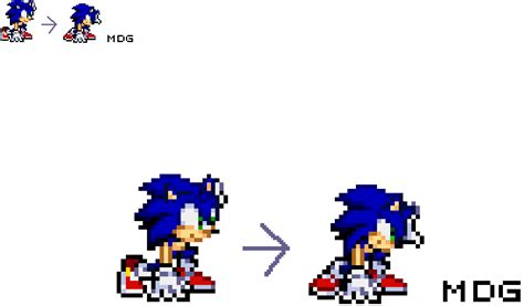 Better Sonic Crouch By Mylesdegreat On Deviantart