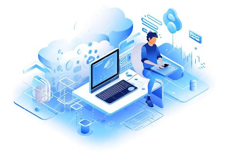 Premium Vector Concept Of A Man Backing Up Or Uploading Trending Concept Flat Illustration