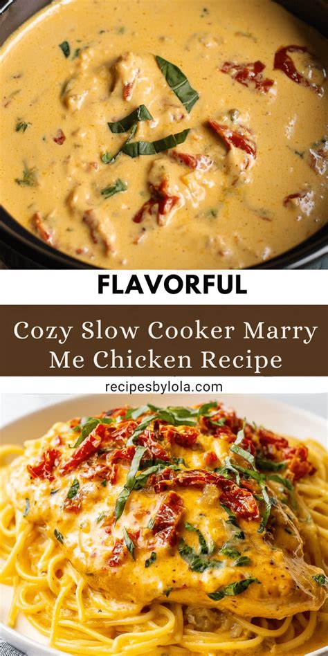 Slow Cooker Marry Me Chicken Recipe Irresistible Italian Inspired Delight