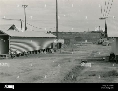 Buildings On An American Base In Da Nang Vietnam During The Vietnam