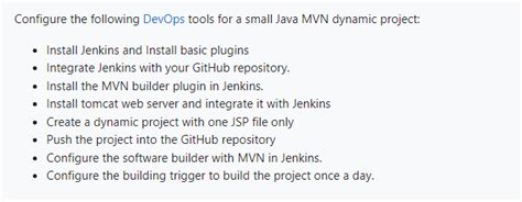 Solved Configure The Following DevOps Tools For A Small Java Chegg Com