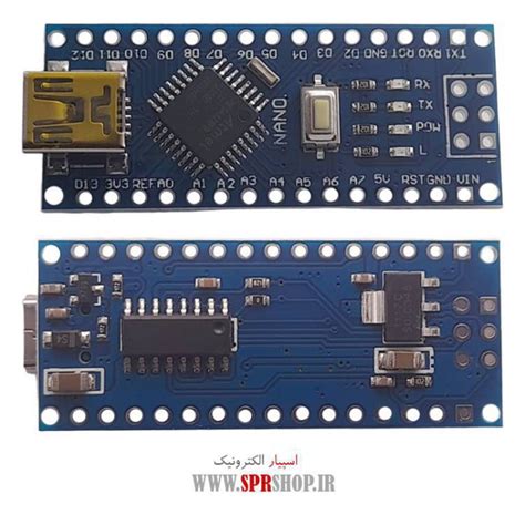 خرید برد آردوینو نانو Arduino Nano Ch340g با رابط مینی Usb