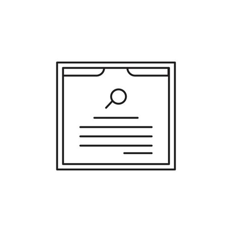 Premium Vector Search Vector Type Icon