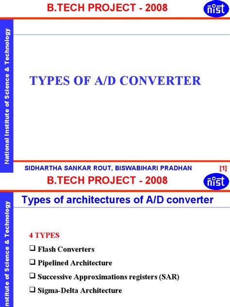 Pdf Types Of Adc Dokumentips