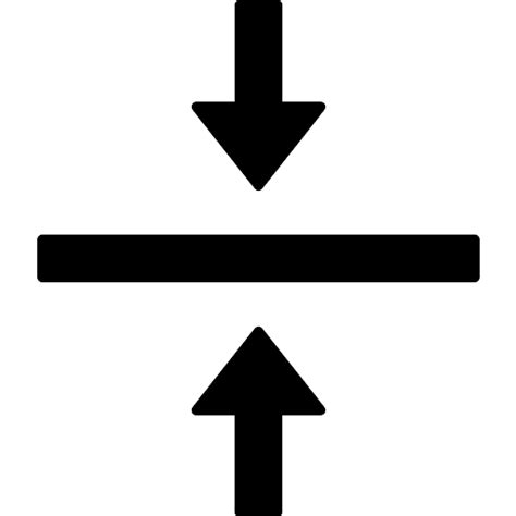 Vertical Align Middle Icon Svg Png Free Download
