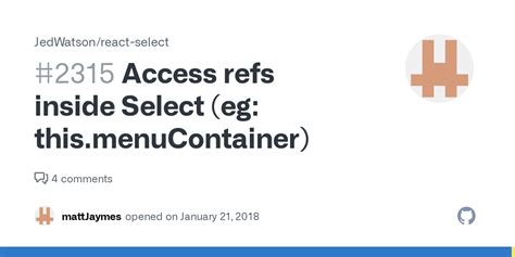 Access Refs Inside Select Eg This MenuContainer Issue JedWatson React Select GitHub