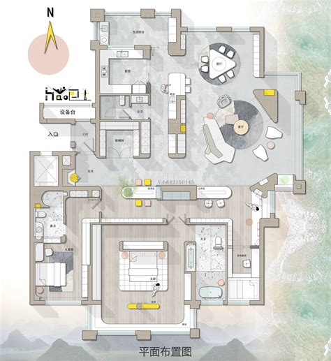 精选大平层家居平面户型优化方案cad Psd 室内设计 拓者设计吧