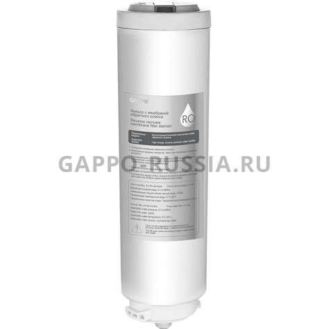 Картридж RO для водоочистителя Gappo G9001-1 снят с производства