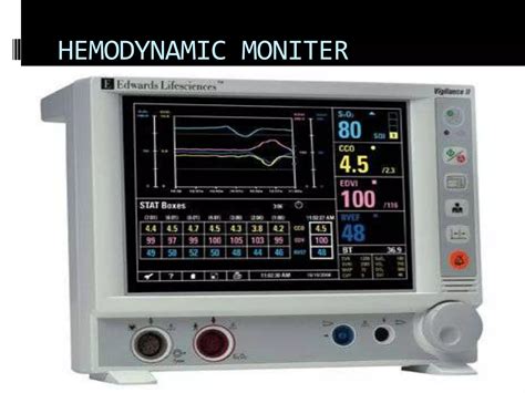 Hemodynamic Monitoring Ppt Pptx First Aid Injuries