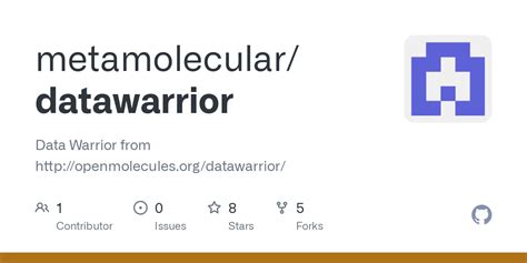 Github Metamolecular Datawarrior Data Warrior From