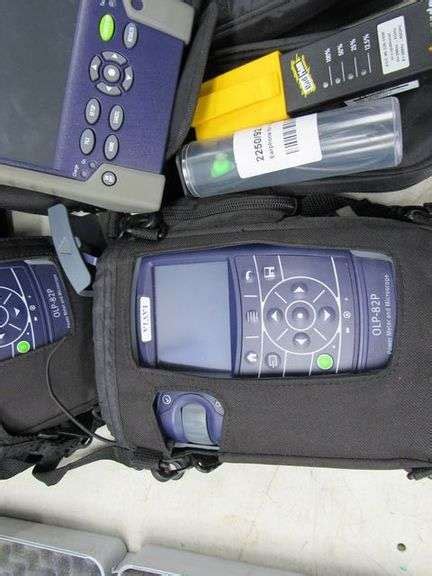 2 Power Meter And Microscope Olp 82p 1 Optical Fiber Tester Jdsu