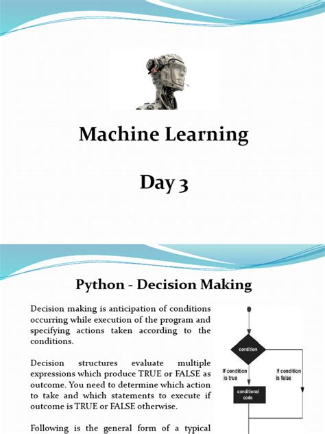 Day 3 Machine Learning Pdf String Computer Science Boolean Data Type