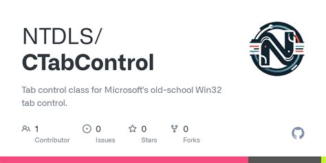 Github Ntdlsctabcontrol Tab Control Class For Microsofts Old