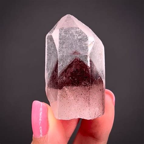 Quartz With Hematite Inclusions Misc24 011 Karur Dist India